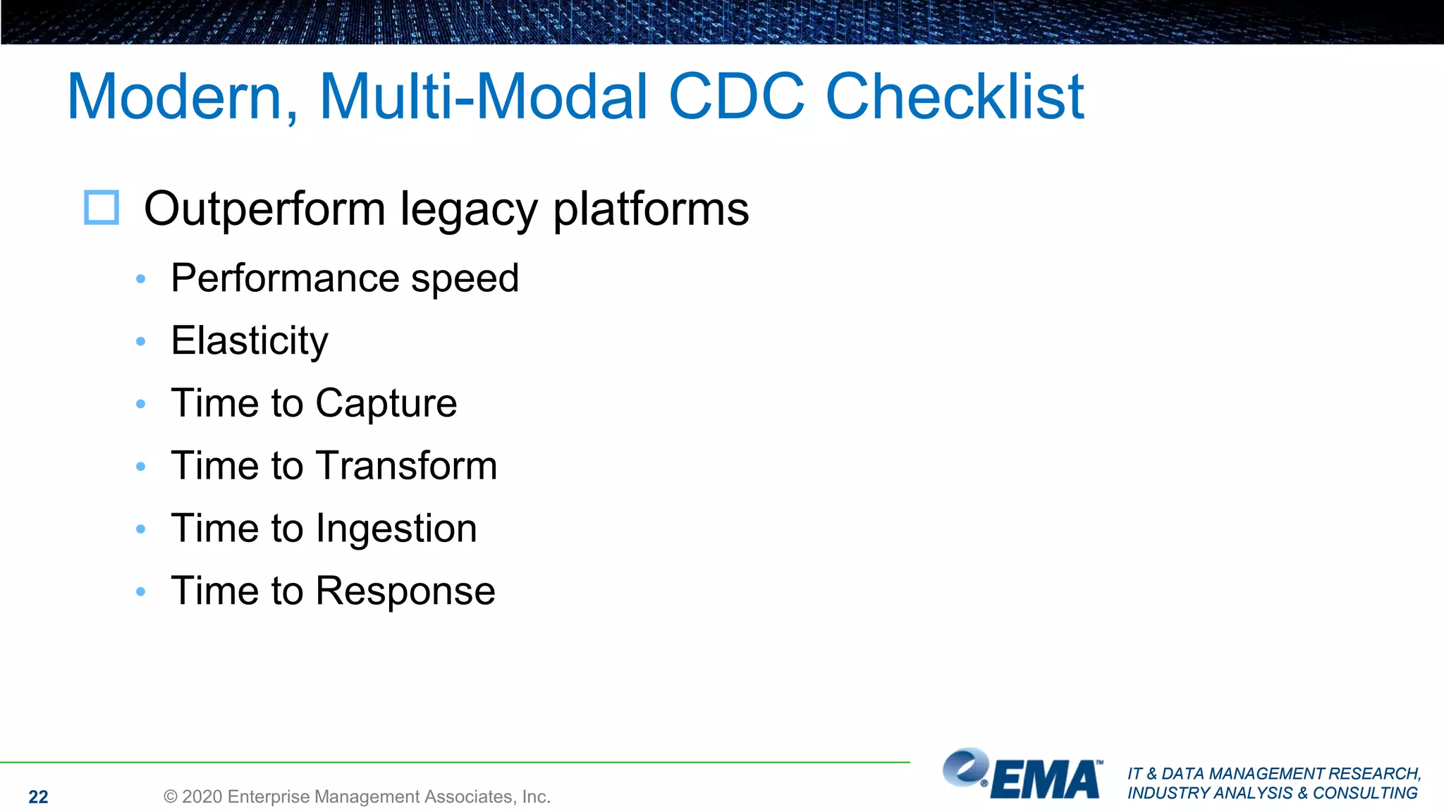 6 Principles of Modern Change Data Capture: How to Build Fast, Agile, Reliable Data Pipelines | PPT