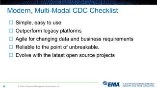 6 Principles of Modern Change Data Capture: How to Build Fast, Agile, Reliable Data Pipelines | PPT