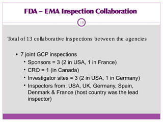 Ema fda joint inspections | PPT