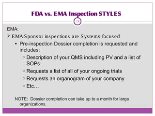 Ema fda joint inspections | PPT