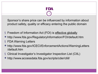 Ema fda joint inspections | PPT