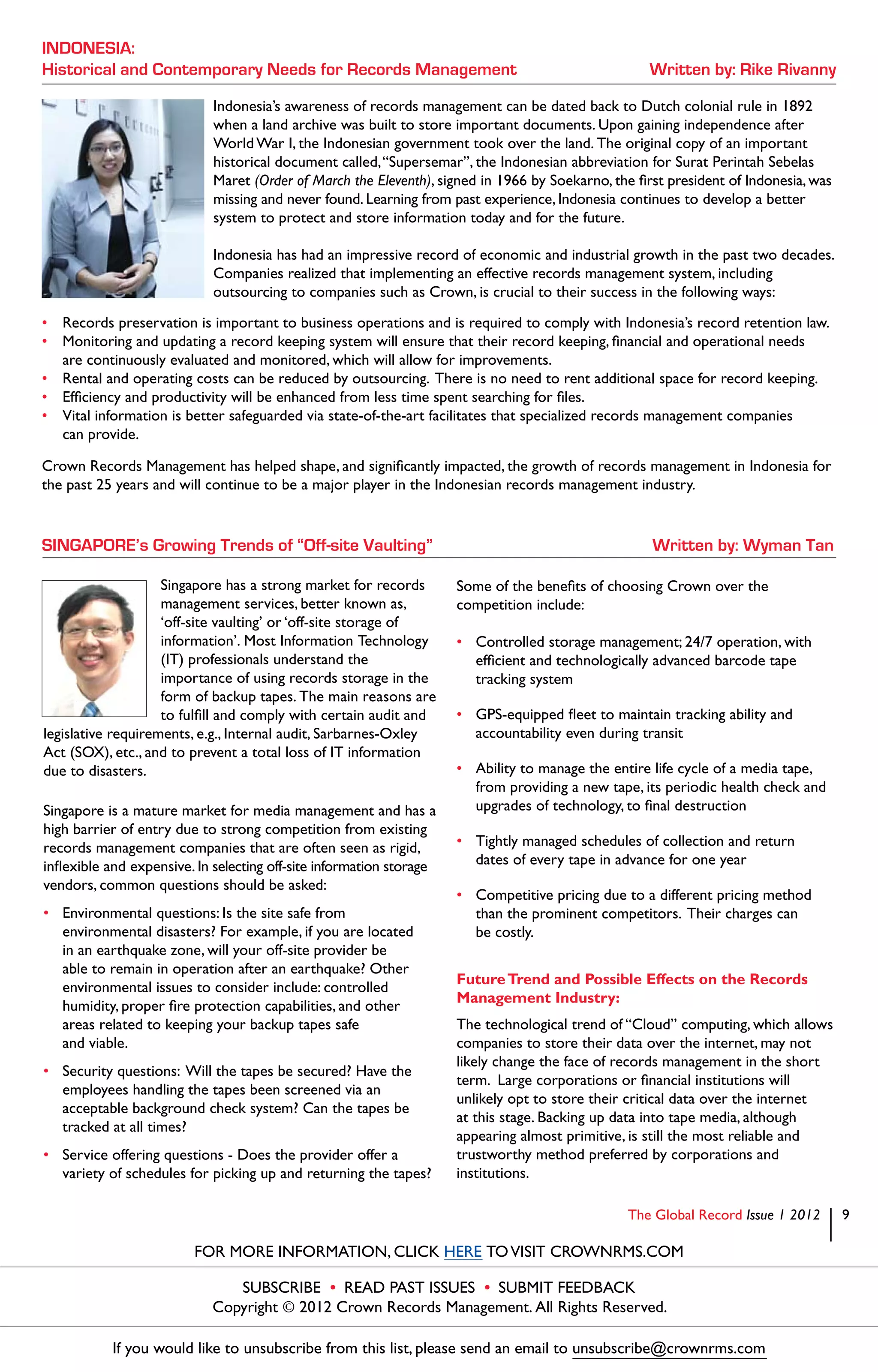 The Global Record | PDF