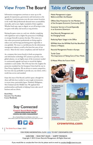 The Global Record | PDF