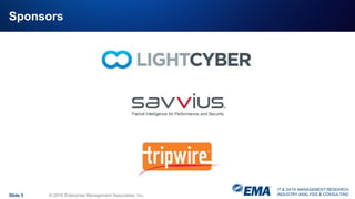 Achieving Hi-Fidelity Security by Combining Packet and Endpoint Data | PPT