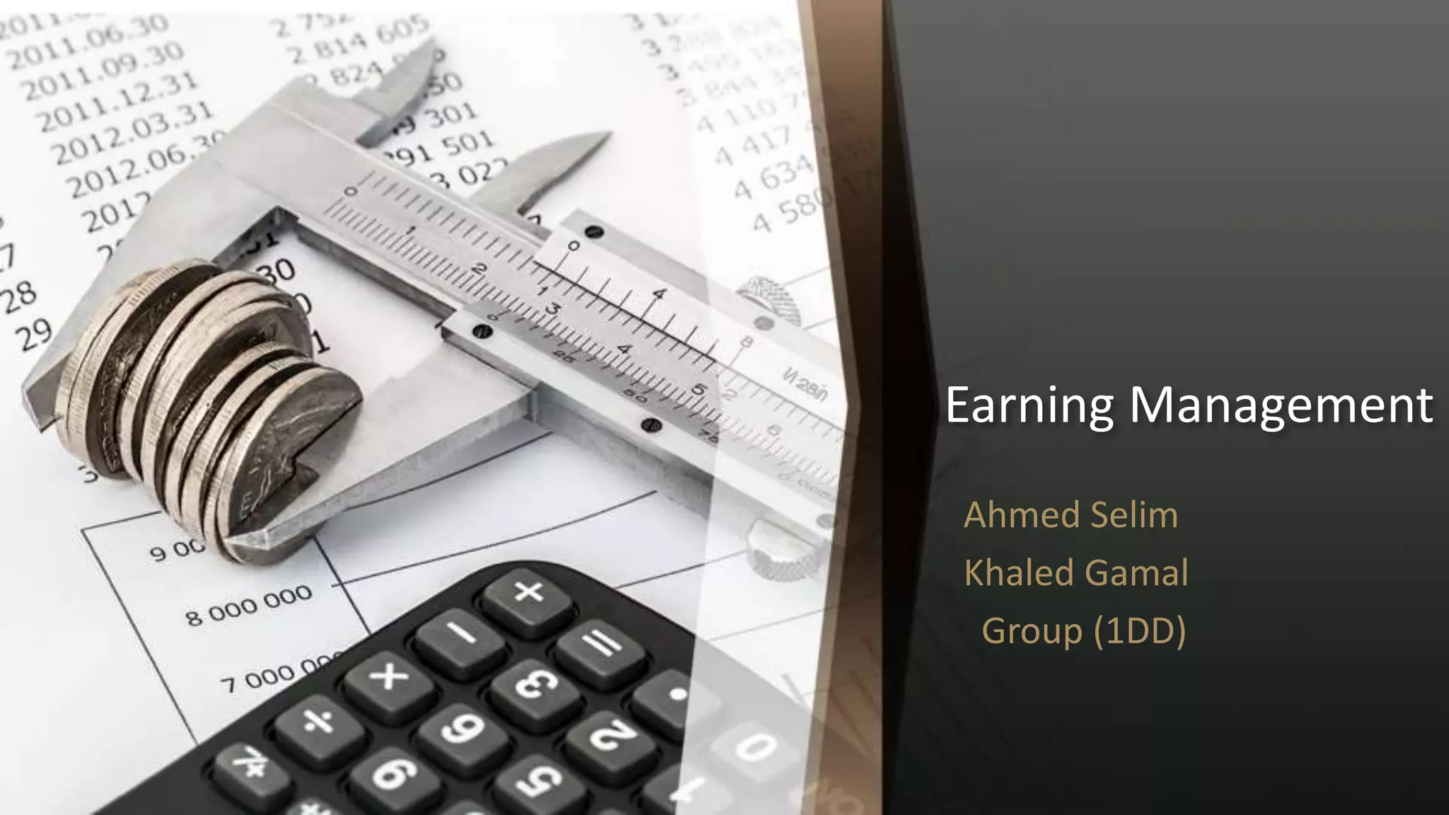 Earning Management | PPTX