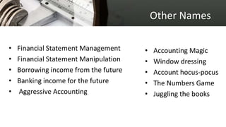 Earning Management | PPTX