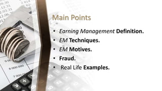 Earning Management | PPT