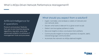 Making AIOps-Driven Network Performance Management a Reality | PDF