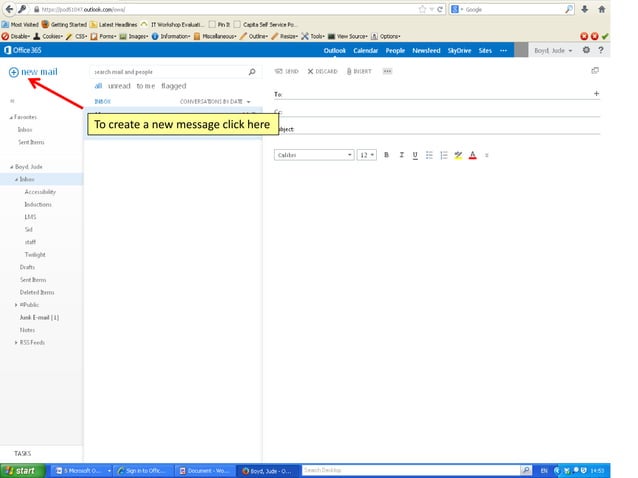 logging in to GSA email | PPTX | Email | Internet
