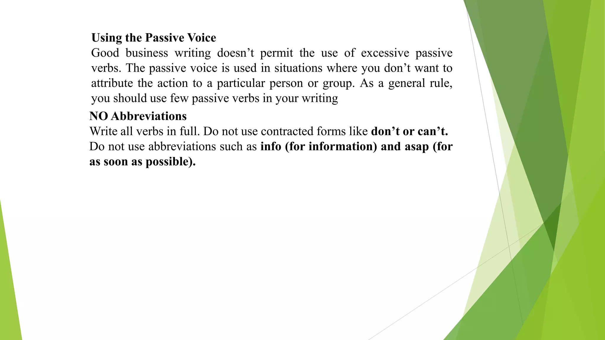 Email writing | PPTX