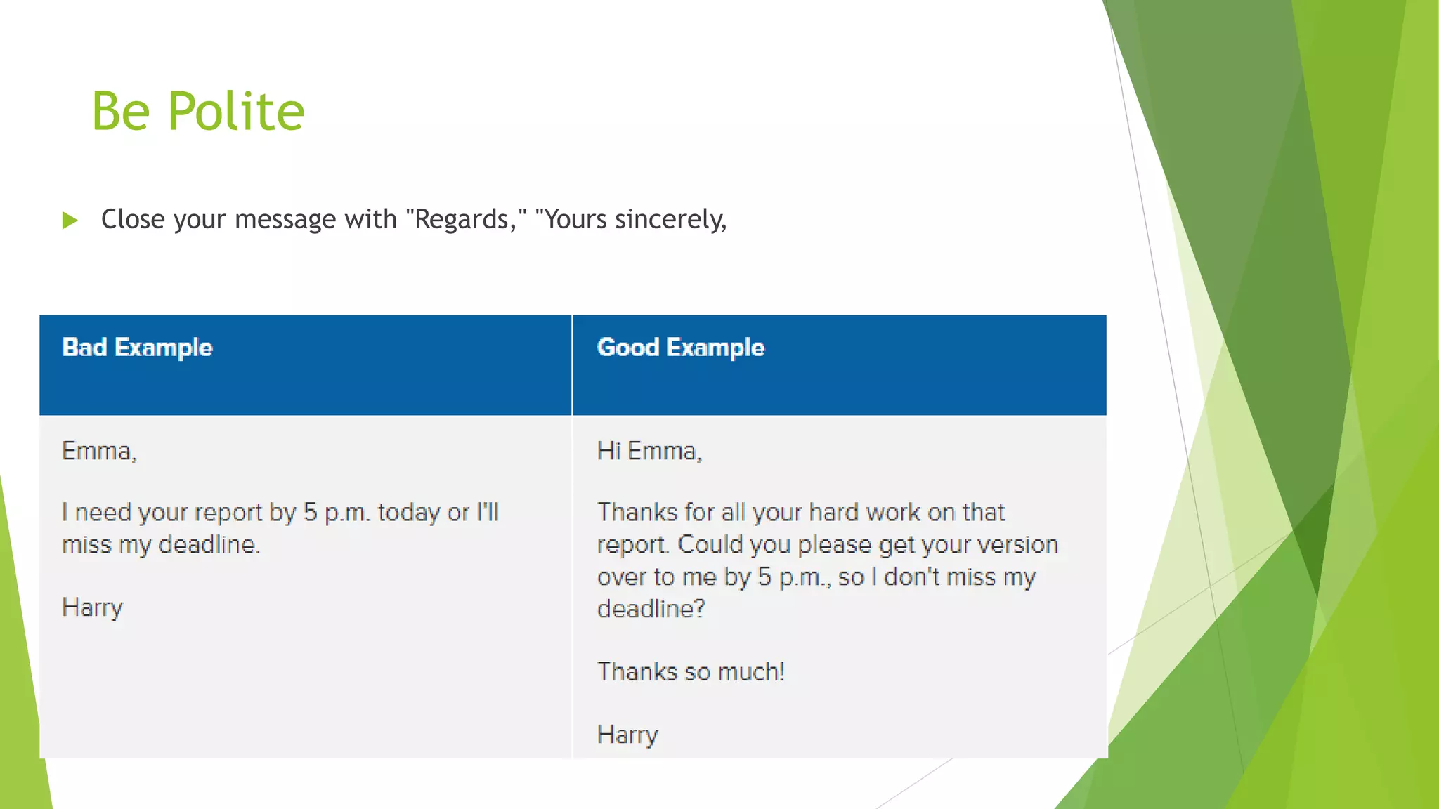 Email writing | PPTX