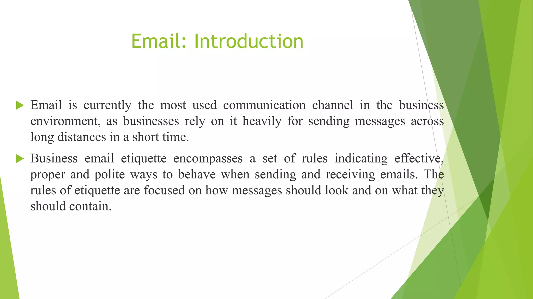 Email writing | PPTX