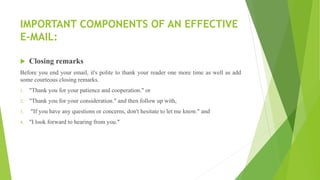 Email writing | PPTX