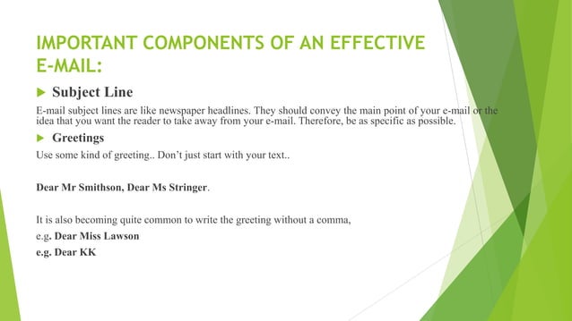 Email writing | PPTX