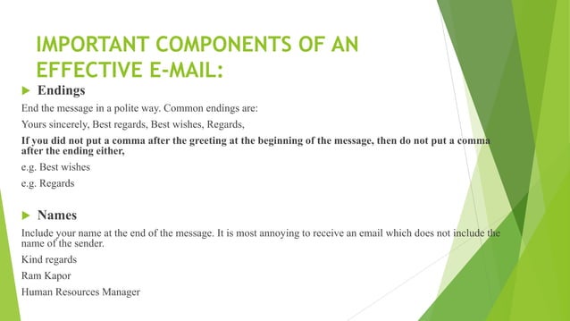 Email writing | PPTX