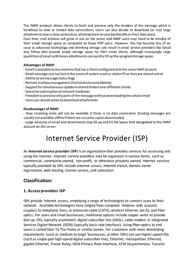 SMTP - SIMPLE MAIL TRANSFER PROTOCOL | PDF