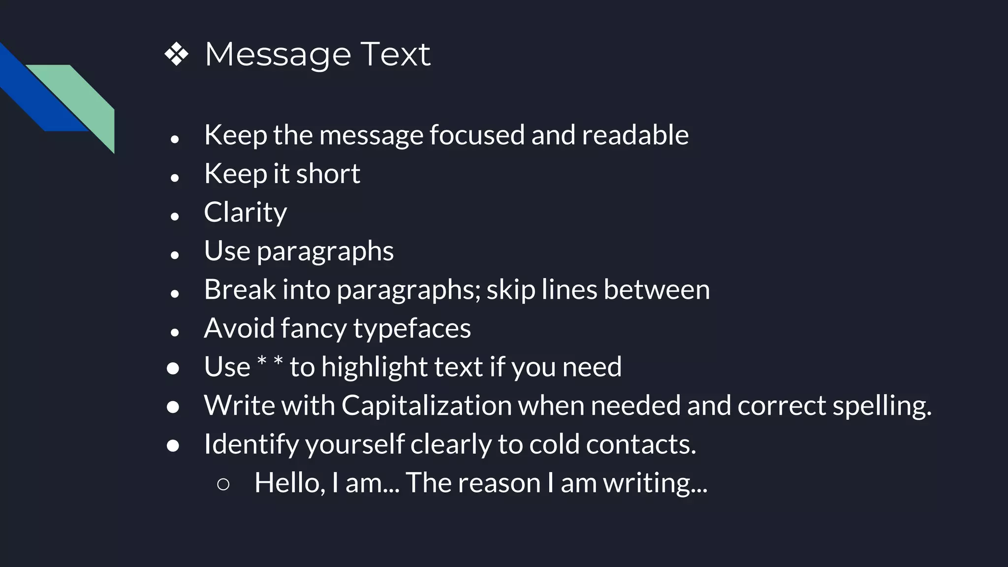 Basics of Email writing | PPTX