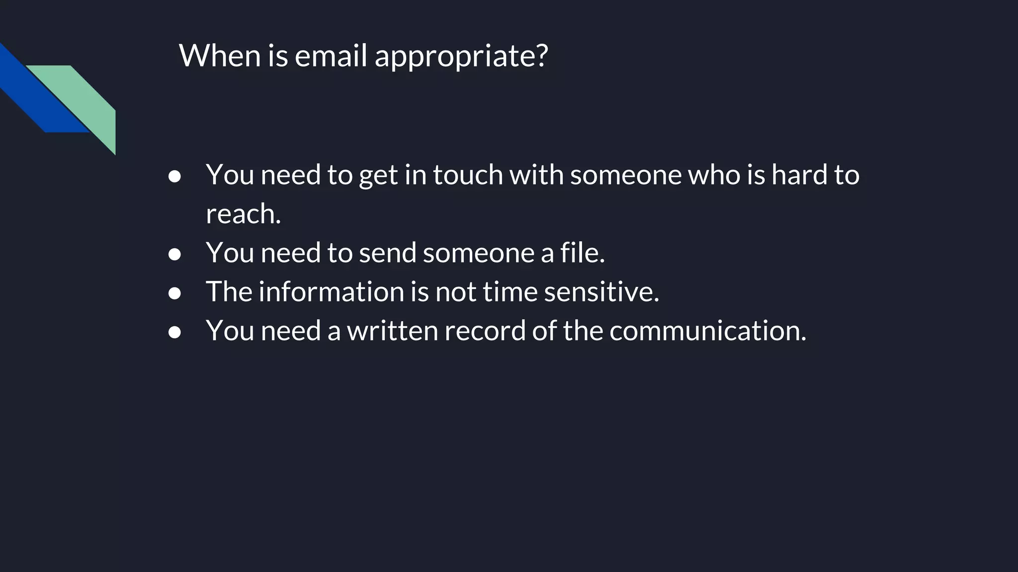 Basics of Email writing | PPTX