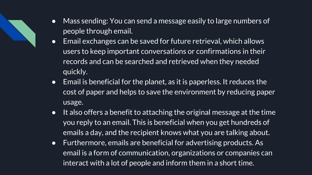 Basics of Email writing | PPTX | Email | Internet