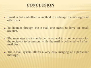 Email: Introduction | PPTX