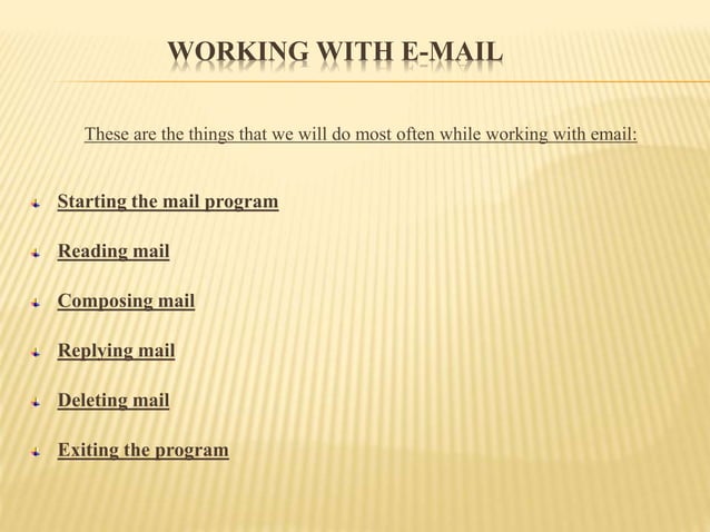 Email: Introduction | PPTX | Email | Internet