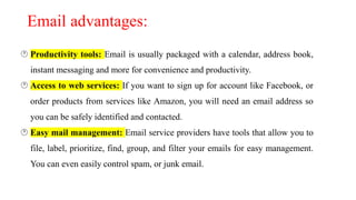 E-mail & Search Engines | PPTX