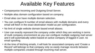 Email Aliases With Multiple Domain And Multi Company | PDF