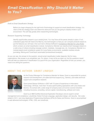 Email Classification - Why Should it Matter to You? | PDF