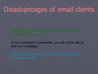 email clients and webmail (presentation) | PPS