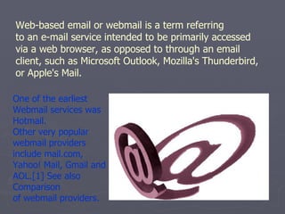 email clients and webmail (presentation) | PPS