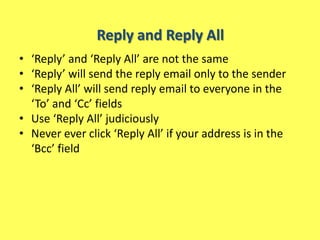 Email etiquette | PPTX