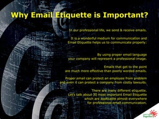Email Etiquette | PDF