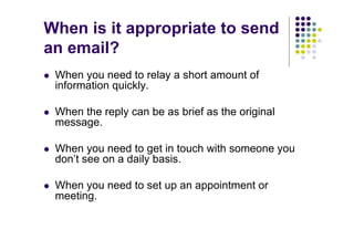 Email etiquette-power point-slides | PDF
