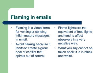 Email Etiquette | PPT