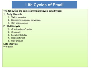 Email marketing | PPTX | Email | Internet