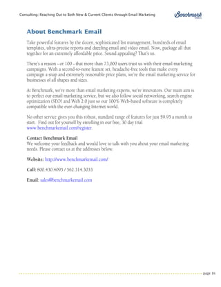 Email Marketing for Consultants | PDF