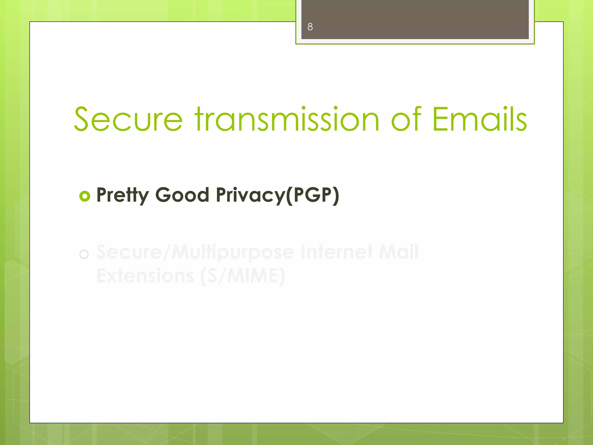 Email security presentation | PDF