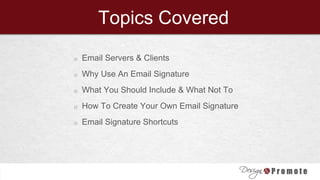 Email Signatures For Business | PDF
