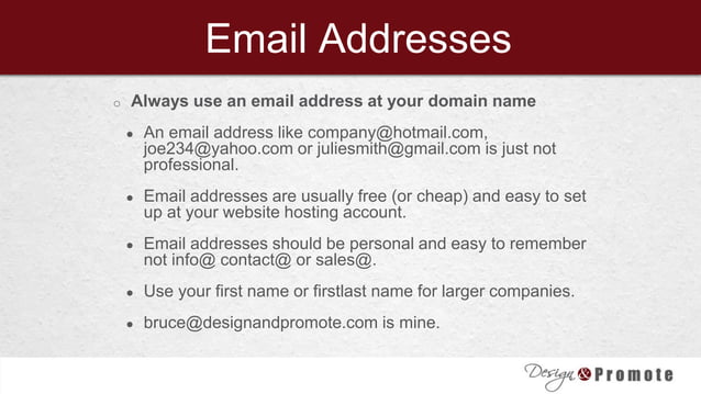 Email Signatures For Business | PPT