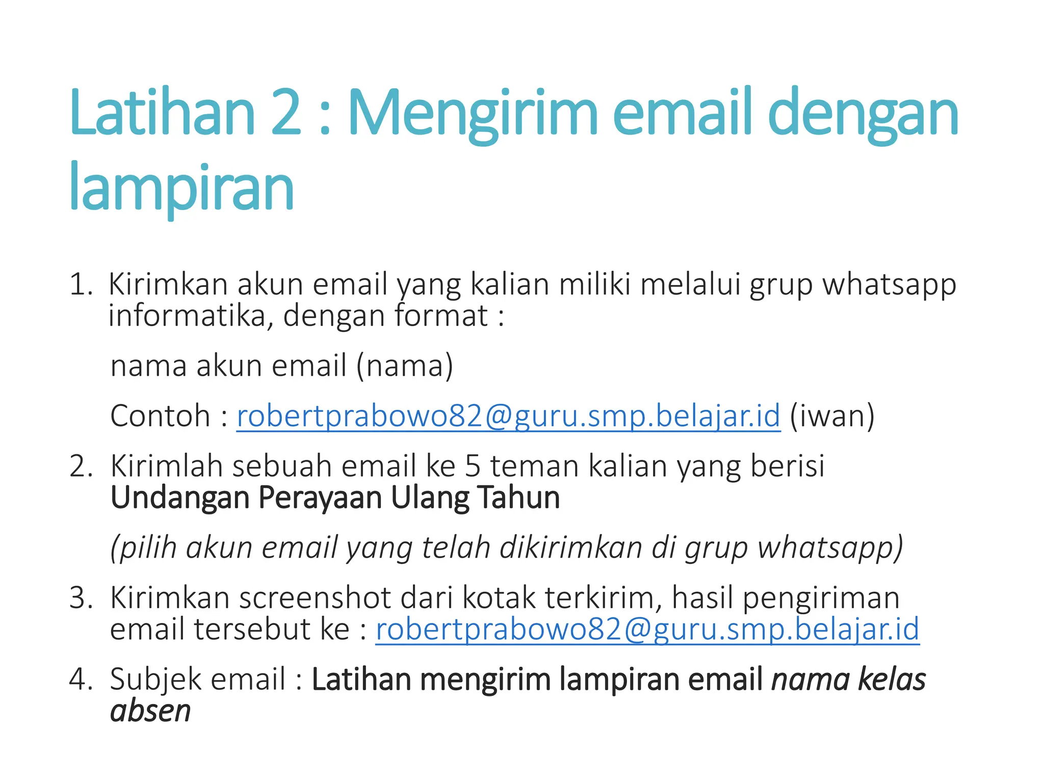 Electronic Mail atau Surat Electronic PPT | PPTX