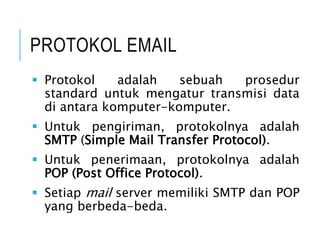 Electronic Mail atau Surat Electronic PPT | PPTX