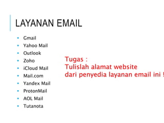 Electronic Mail atau Surat Electronic PPT | PPTX