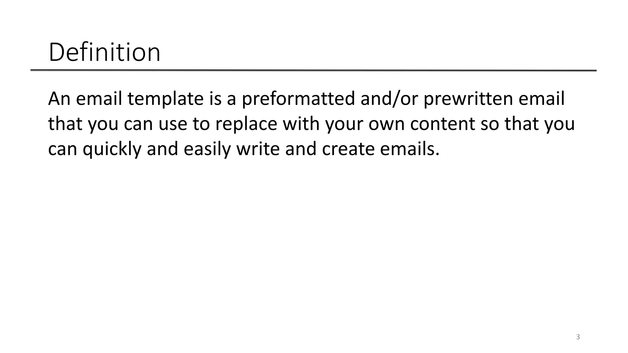Email templates | PPTX | Email | Internet