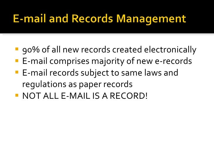 E-Mail Management