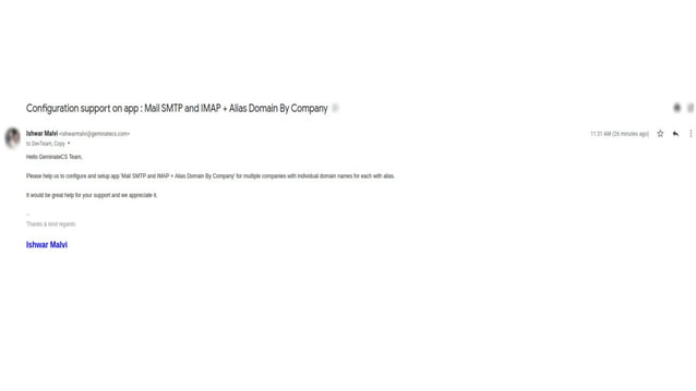 Email Alias with Multiple Domain and Multi Company - Helpdesk | PPT | Free Download