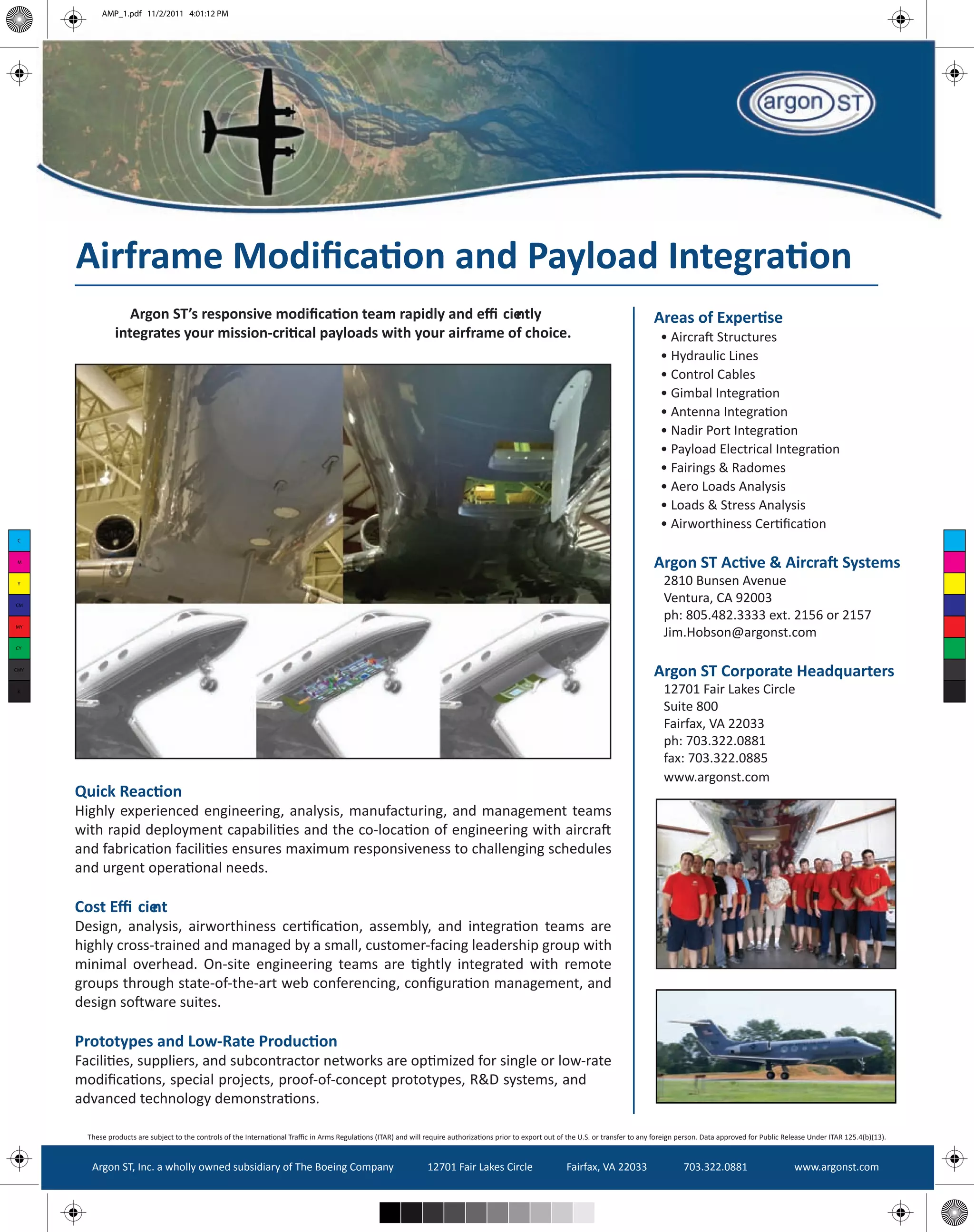 Aircraft Modification Services | PDF | Aviation Industry | Industries
