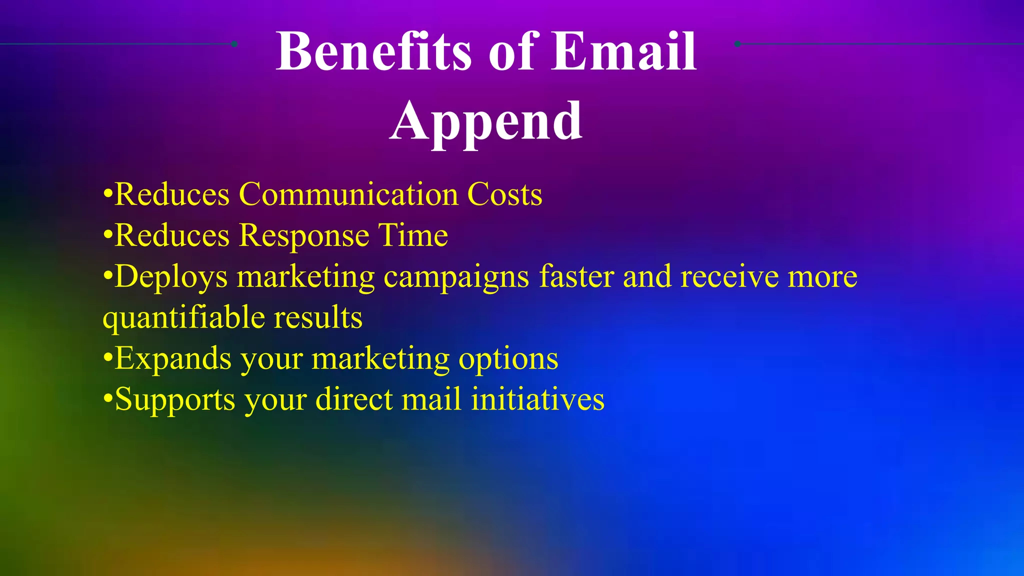 Email appending services | PPT
