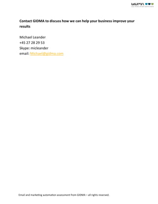 Email Marketing Assessment Template for Success | PDF