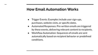 Email Automation: Streamlining Your Communication Process | PDF