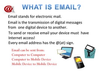 Emailbasicsclass | PPT | Internet for Beginners | Internet